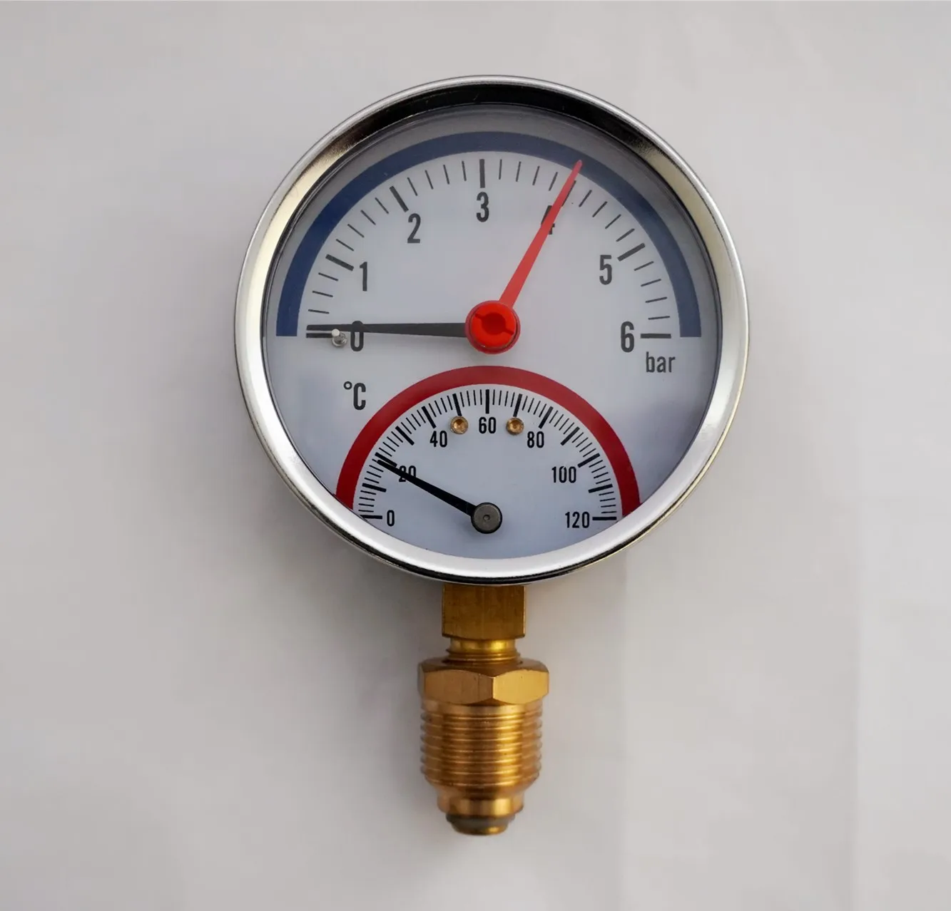 Bimetal Thermometer System Piezometer Manometer Pressure Gauge - Buy ...