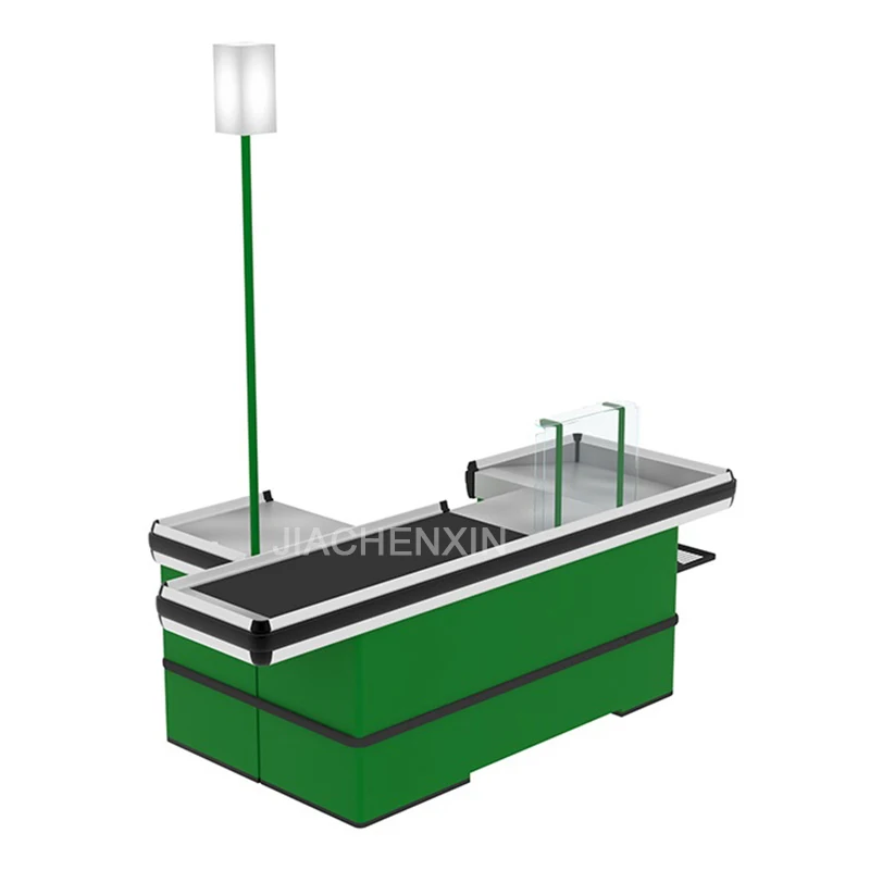 Factory Marble White Shopping Mall Electric Checkout Register Cash ...