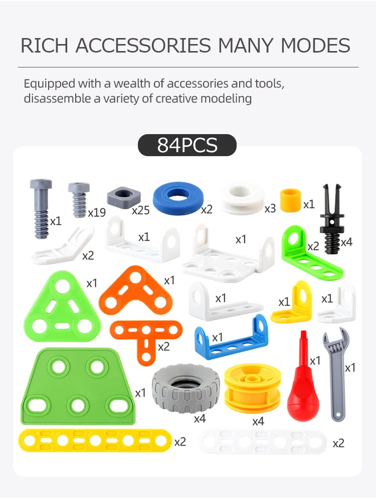 Diy Disassembly And Assembly Toys Set Building Construction Stem Toys ...