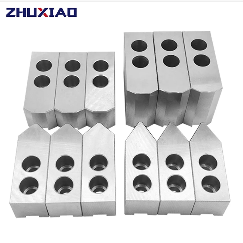4 Inch 60/90/120 Degree High Soft Jaws For Hydraulic Pneumatic Power ...