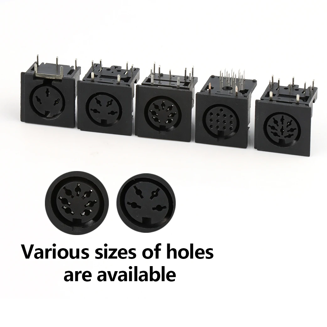 Alibaba.com: MDC Round Din Jack Female Socket 3/4/5/7/8/9 Pin PCB Mount ...