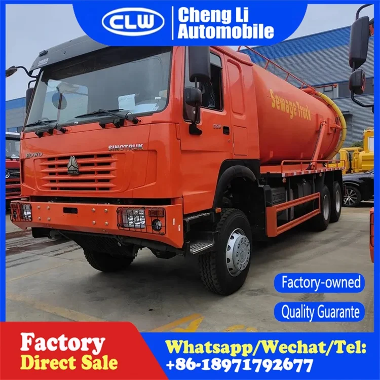 Sinotruk Howo Sewage Pump Tank Truck 6x4 20m3 Waste Liquid Sewage ...