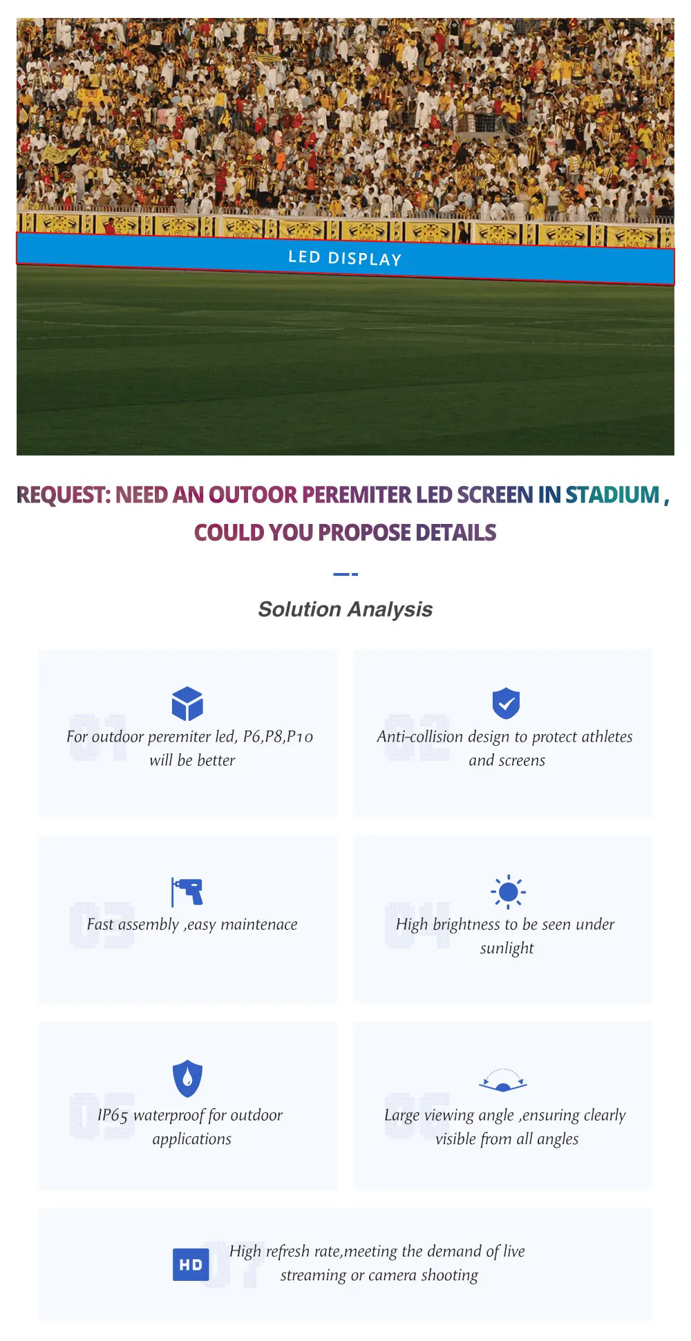 Outdoor LED Screens - Enhance Your Football Pitch Display