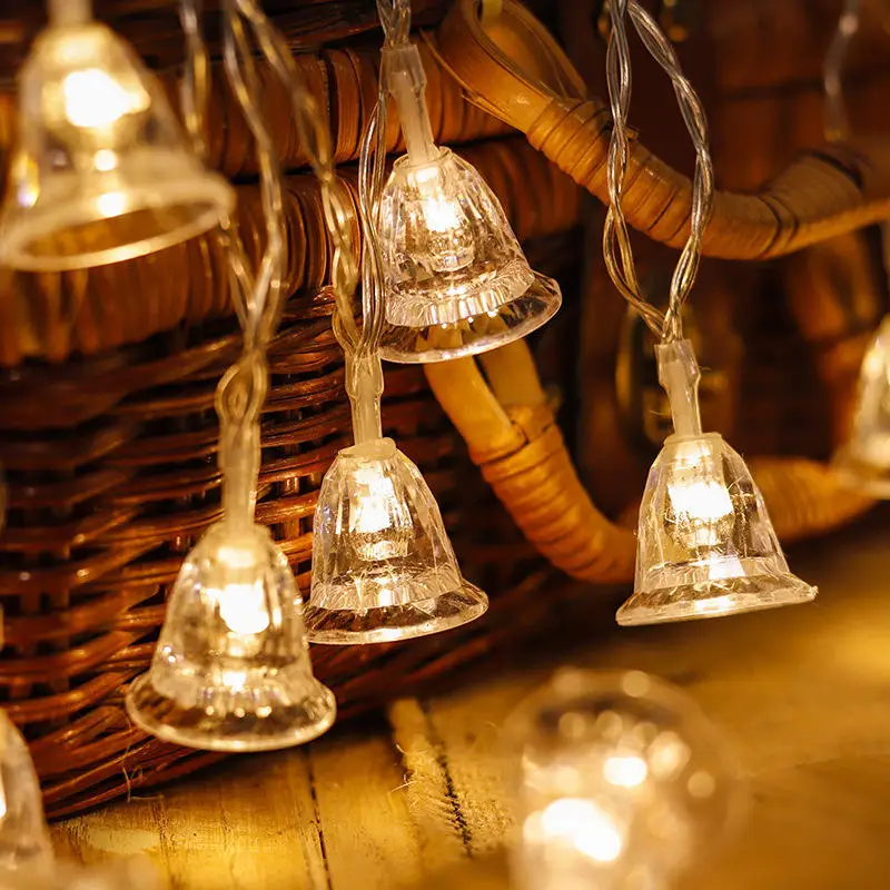 2024 Hot Sale Indoor Christmas Holiday Bells Decoration Lights String ...