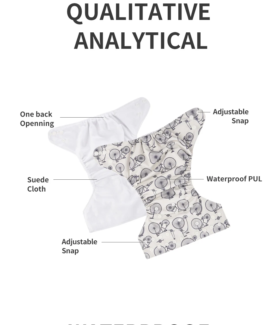 Happyflute Baby Cloth Diaper With Insert Reusable And Absorbent Leak ...