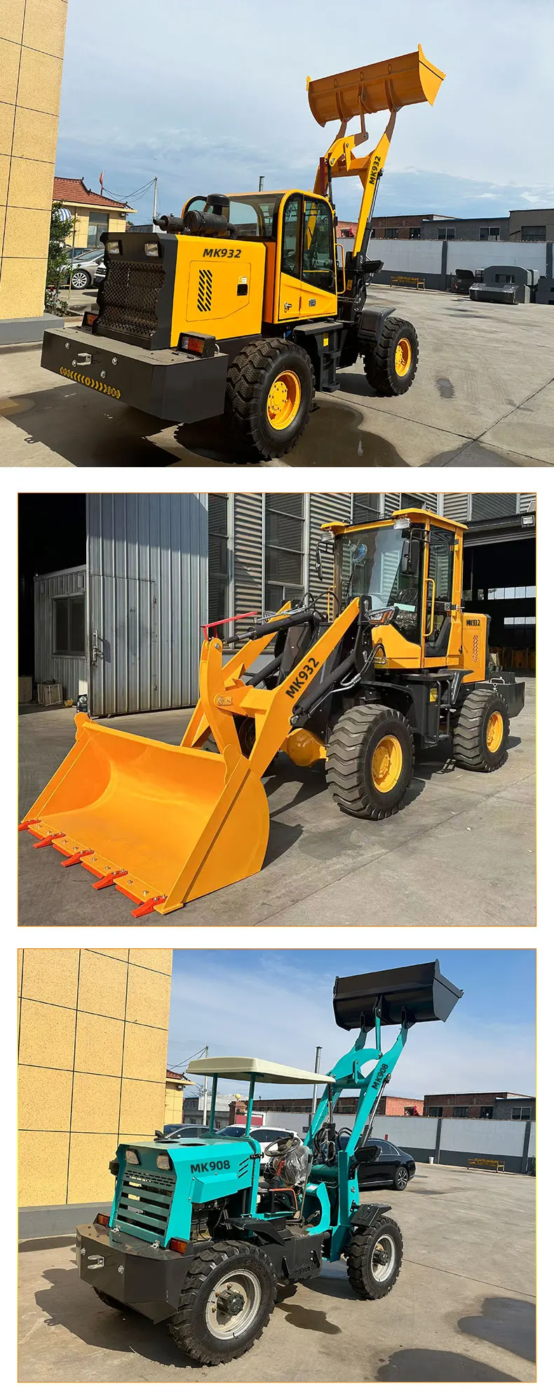 New Design 4x4 Mini Loader Wheel Loader Mini Wheel Loader For Sale ...