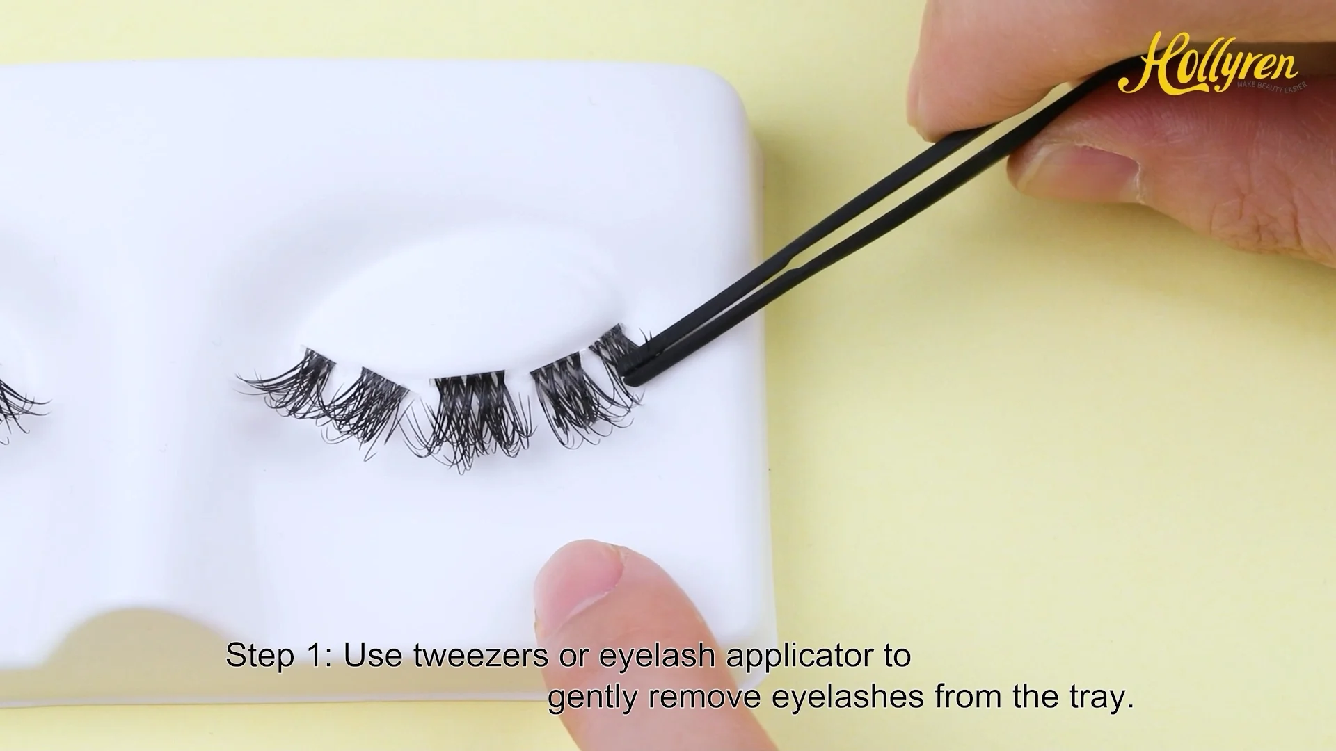 Hollyren New Arrival 0.1mm Segment Eyelash Knot Free Private Label Diy Lash Glue Set Individual ...