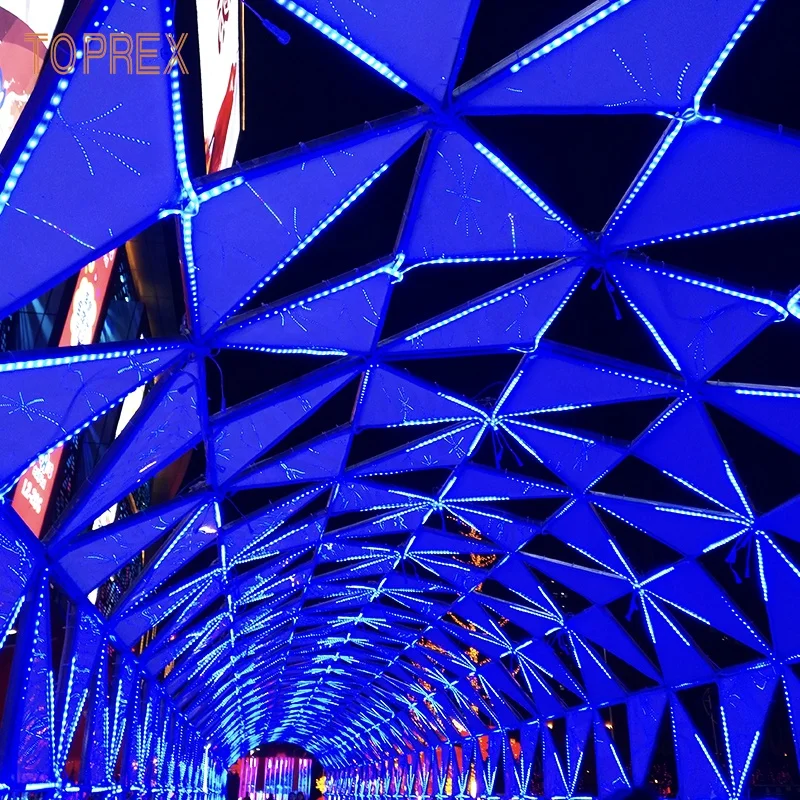 Outdoor Christmas Decorative Acrylic Led Arch Light Time Tunnel Arch ...