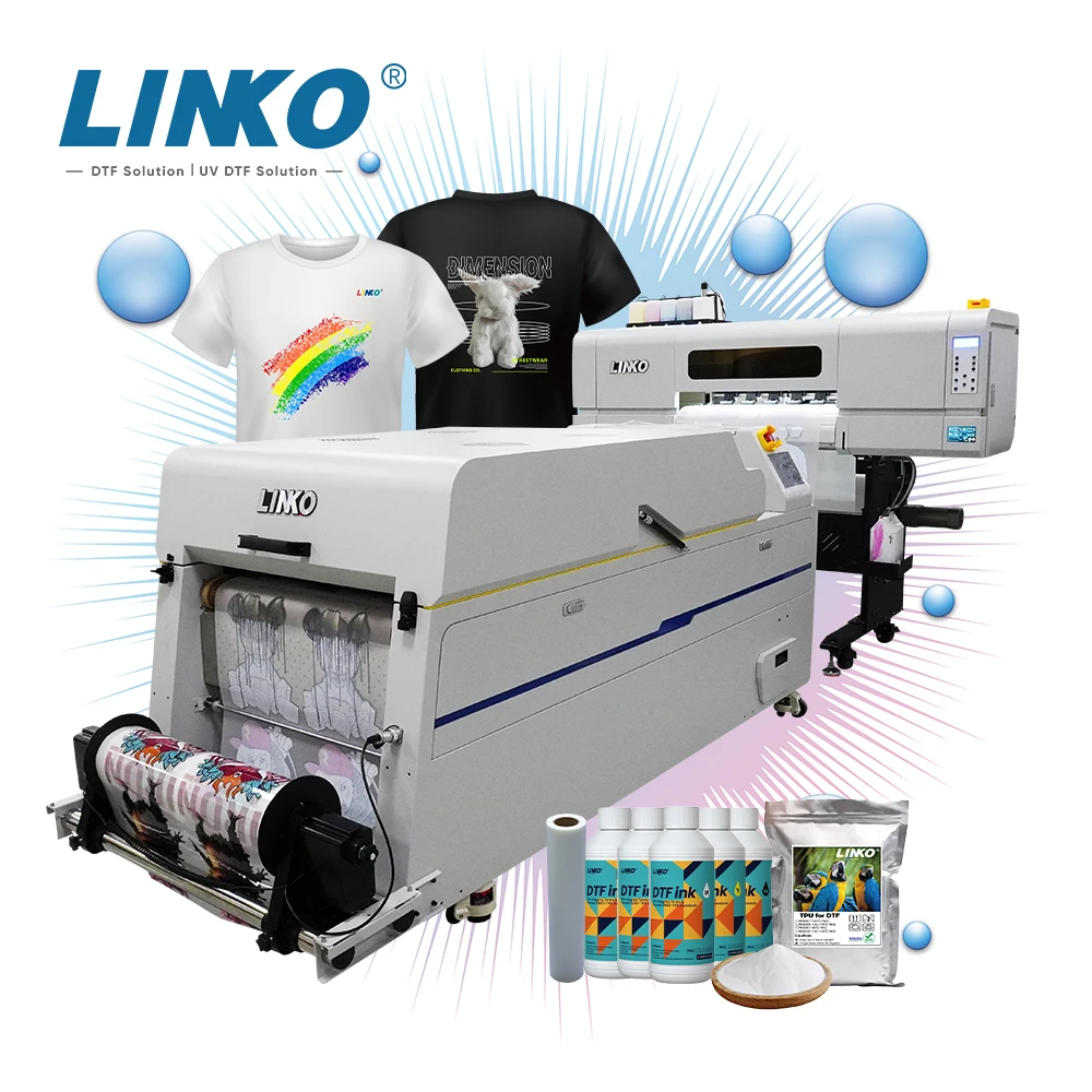 Alibaba.com: LINKO 24-Inch A1 DTF Printer with Epson I3200 five heads ...