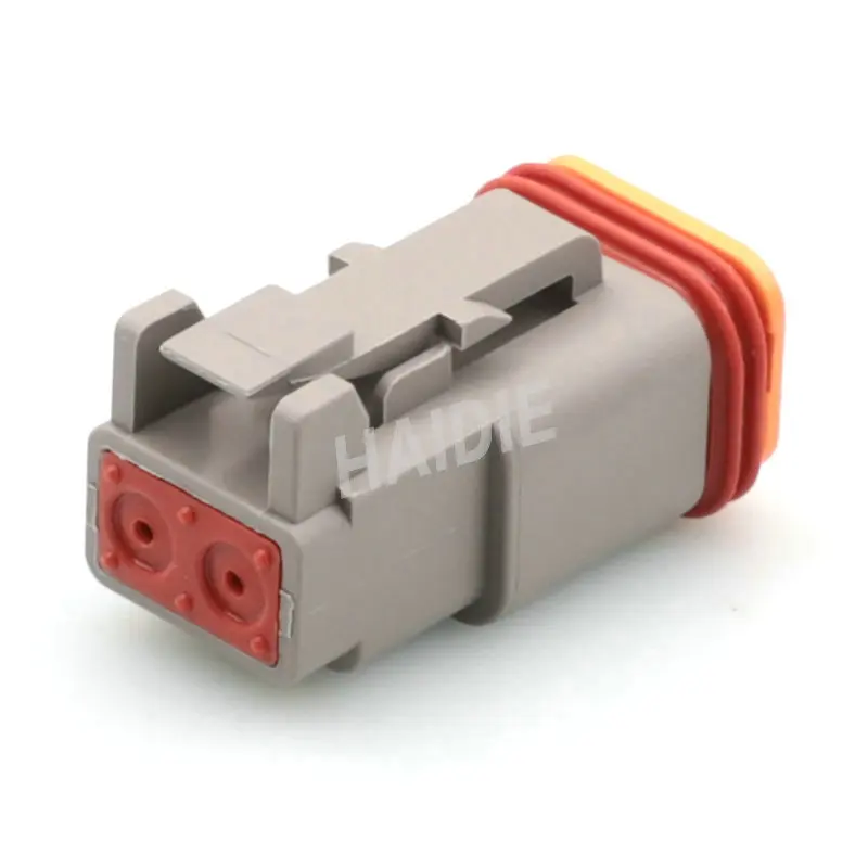 2 Pin Female Plastic Cable Wiring Harness Car Electrical Housing Automotive Auto Wire Connector ...