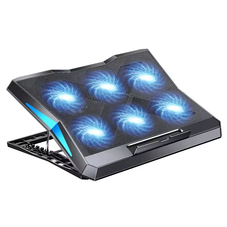 Great Roc Folding Laptop Cooler with 6 USB Fans Metal Notebook PC ...