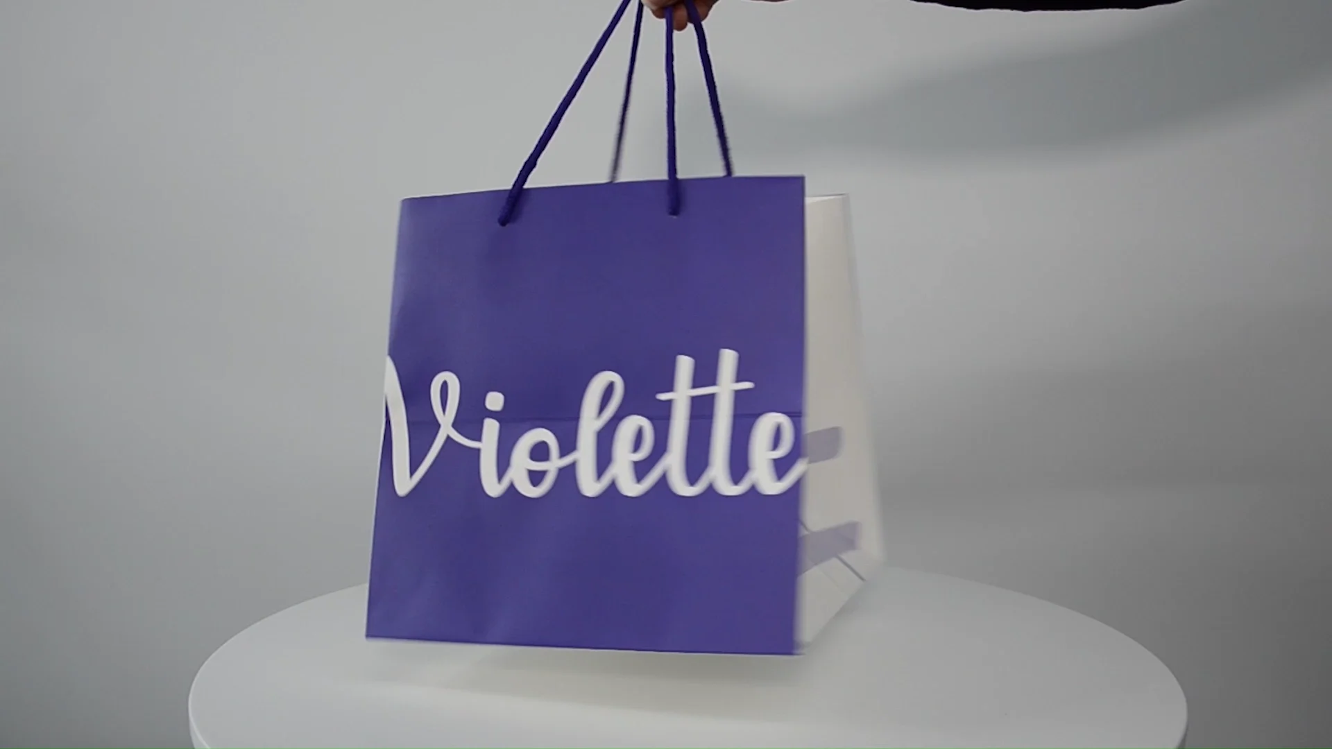 Eco Custom Made Print Take Out Coffee To Go Brown Flat Handle Take Away ...