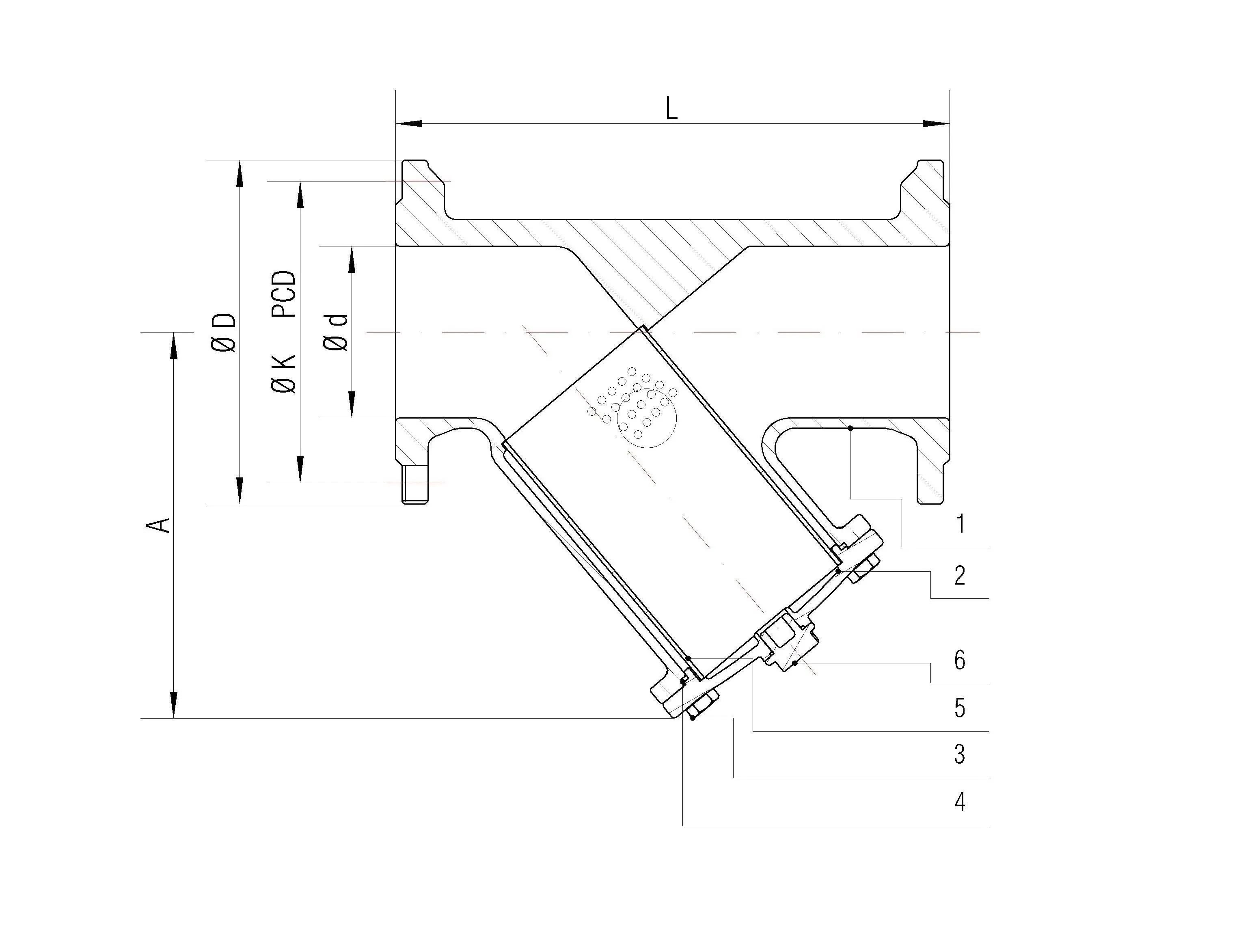 Stainless Steel DIN Standard Flange Filter - Customized Support