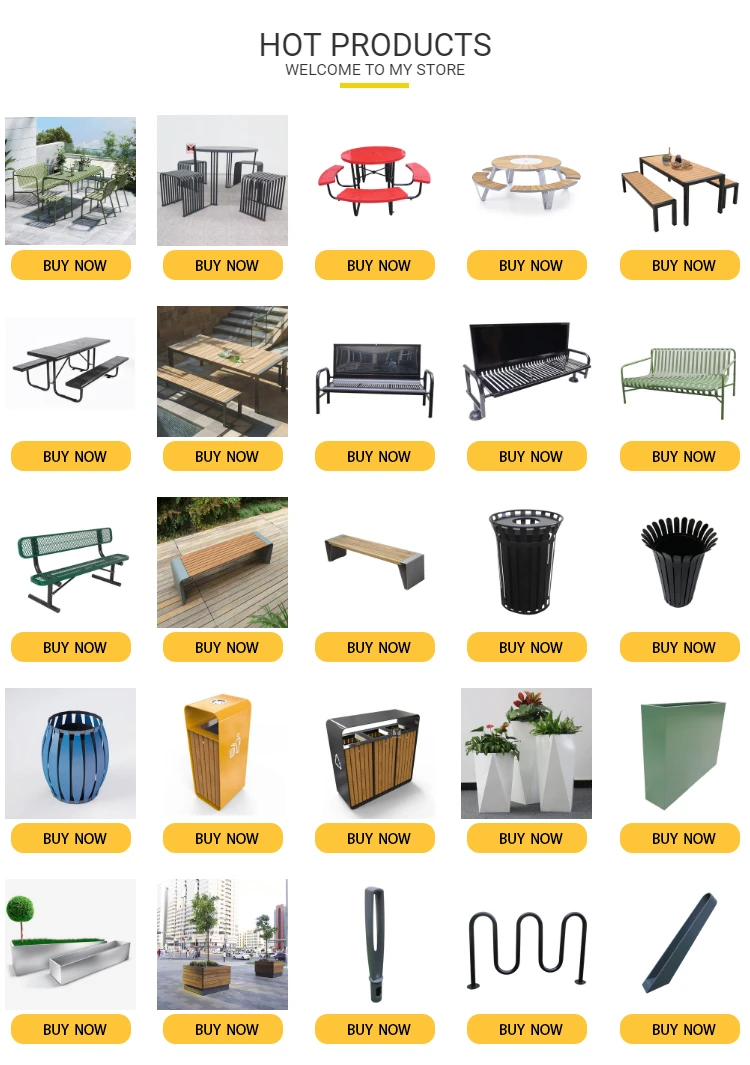 Modern Design Park Wooden Outdoor Picnic Table Bench Garden Furniture ...