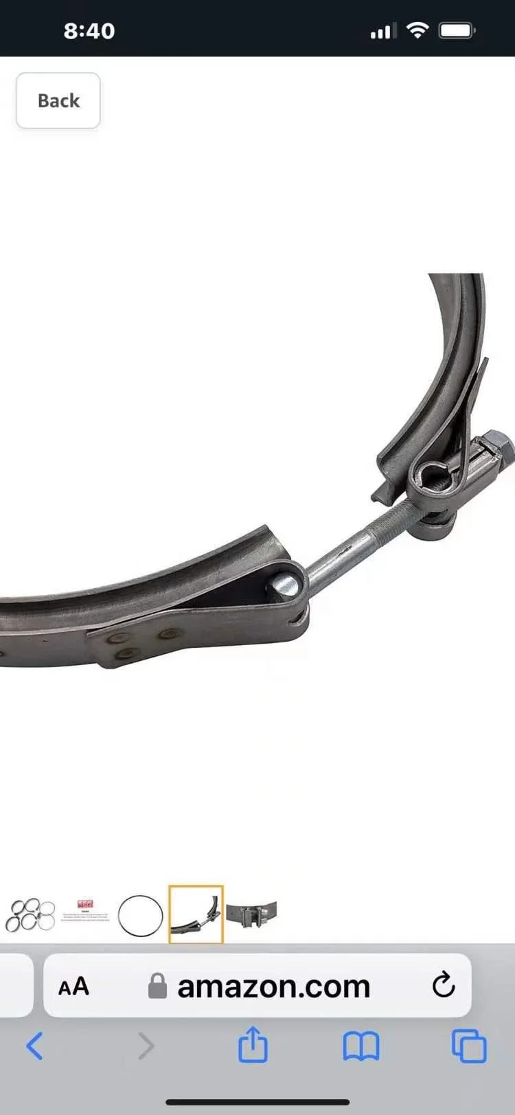 New DPF/DAF Stainless Steel 304 Clamp for 1800 Series/240 Kombi (P245 ...