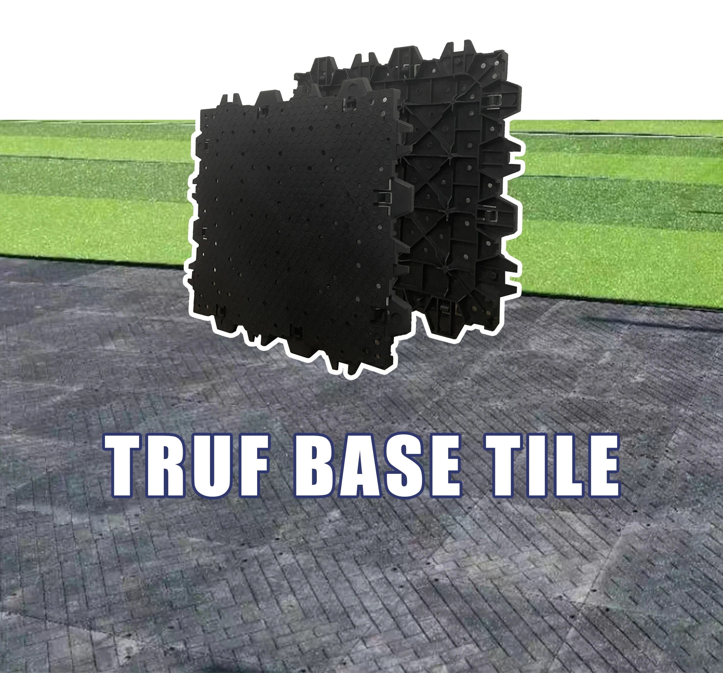 Solid Foundation Tiles - Easy Lock Turf Panels for Outdoor