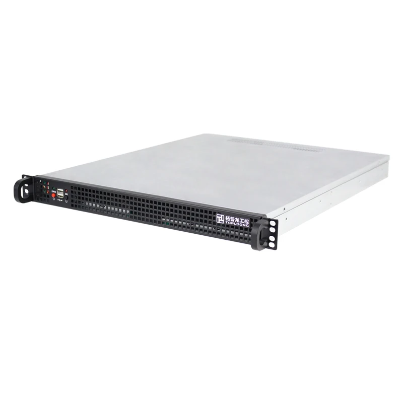 Top1u550 OEM 19inch 1U Rack Mount ATX Servers Case Chassis