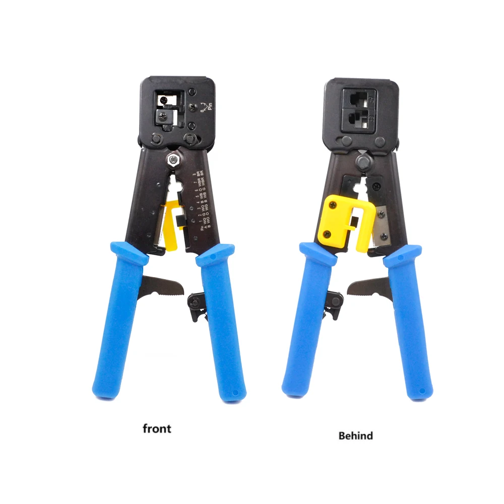 Rj45 Pass Through Crimp Tool Cat6 Cat6a Cat5 Cat5e Crimping Tool With ...