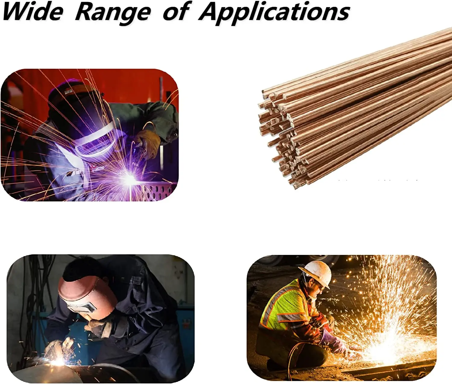 Customized Refrigerator Copper Brazing Alloy Welding Rods For Air ...