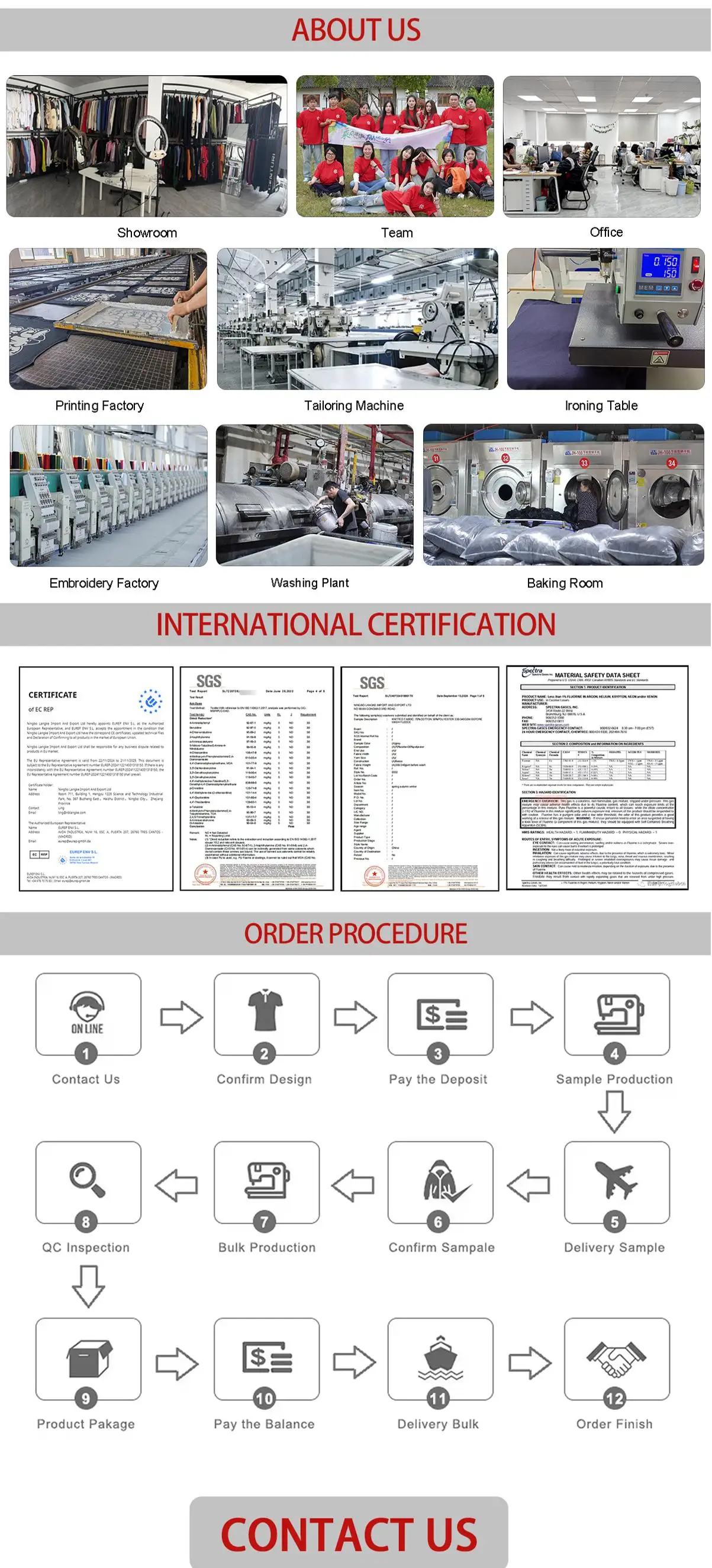 Cotton Streetwear Oversized Custom Embroidery Patch Set