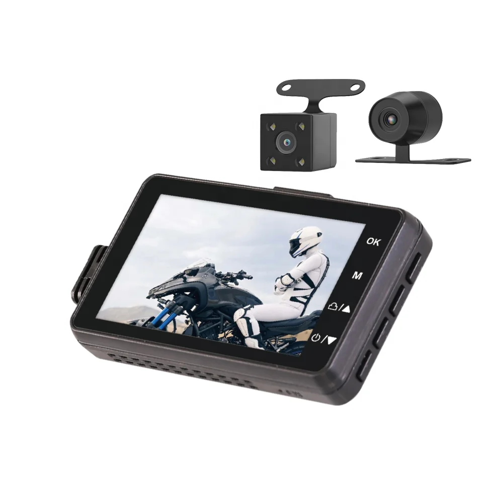 3 Inch Mini Full HD 1080P Motorcycle Camera DVR Dash Cam