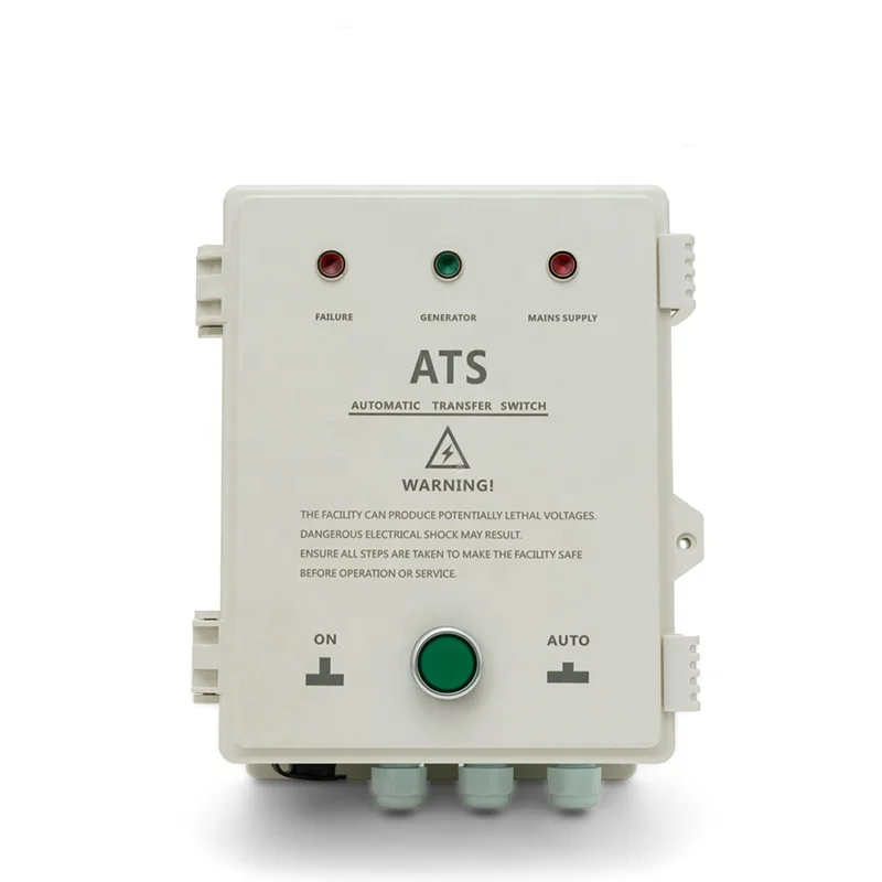 Small Generator ATS Single Phase 220v 380v Control System