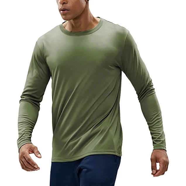 Custom Logo Printed Men's Embroidery T-Shirts - UPF Sun Sports Wear