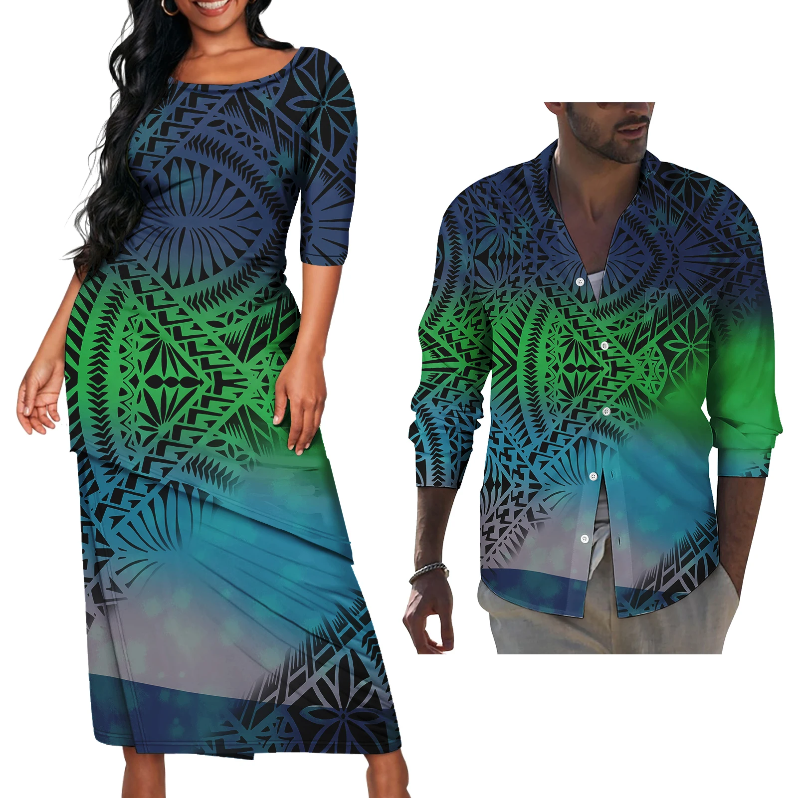 Shop Our Traditional Polynesian Tribal Samoan Puletasi Dress