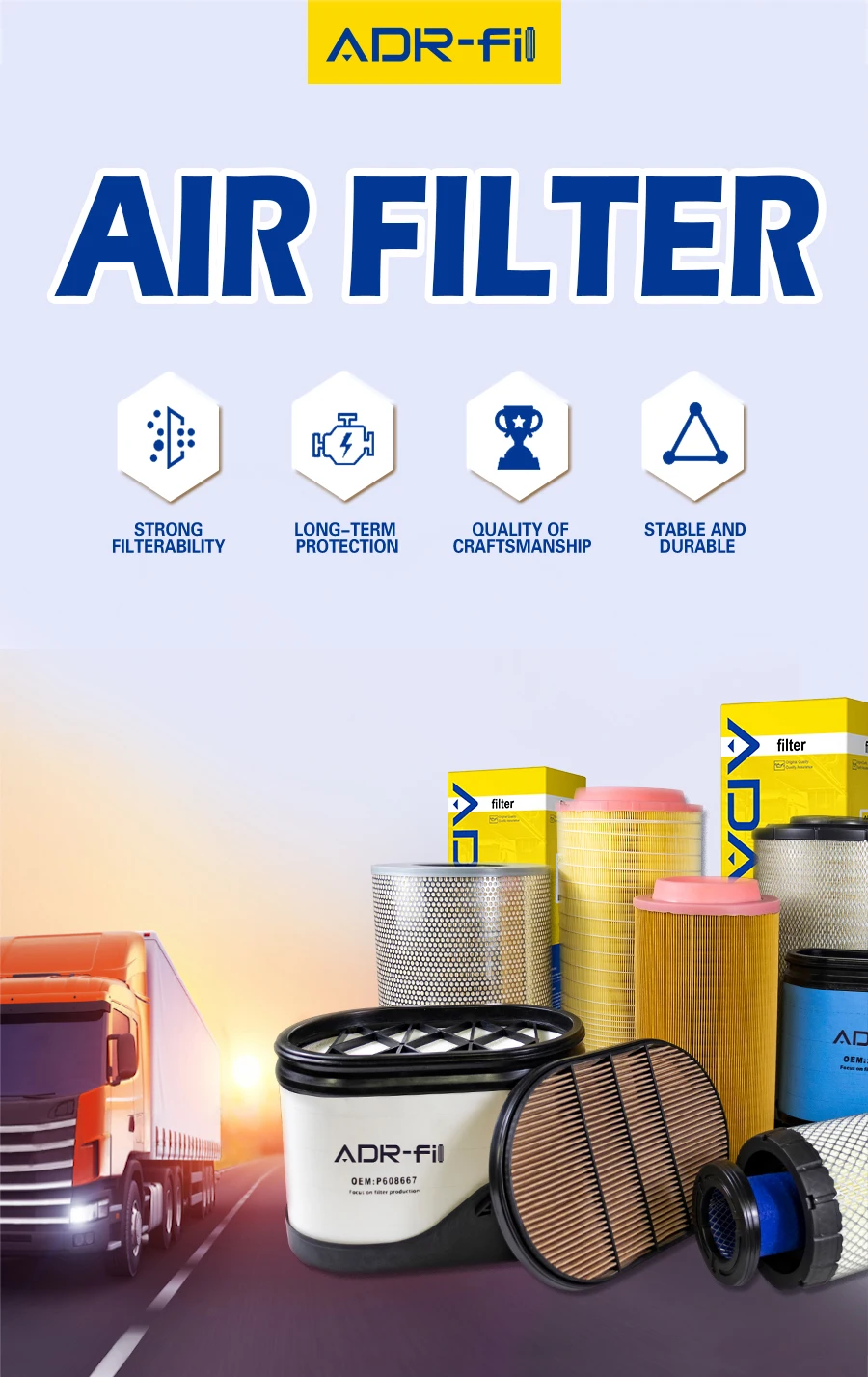 High Quality Air Filters A0040943504 0040948604 4760940004 C271320/3 ...