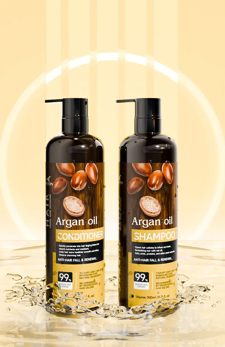 HAOXIN Factory Men Women Argan Oil Care Shampoo Natural Eco Private ...