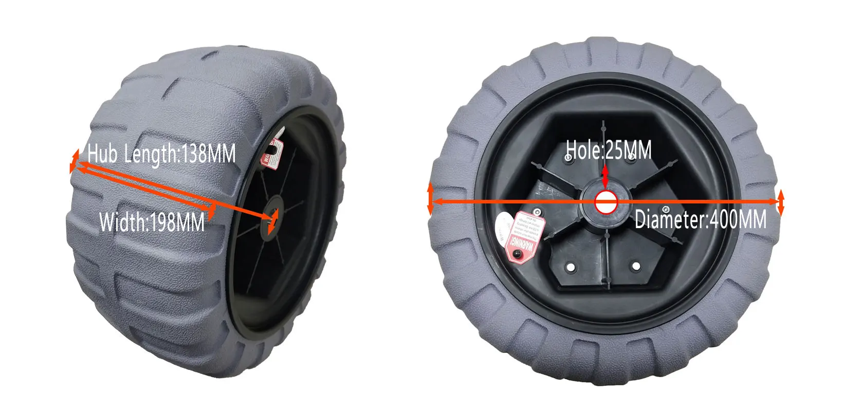 Pneumatic Wheel 16 Inch Sand Balloon Wheel Beach Cart Tire