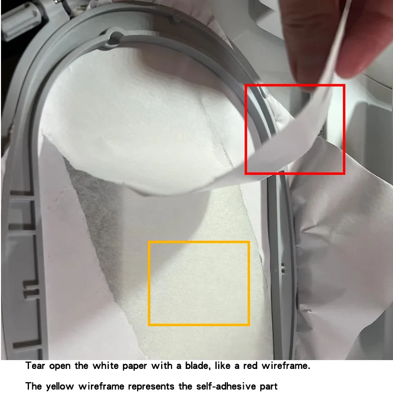 Sticky Self-Adhesive Embroidery Stabilizer - 12" X 10 Yd