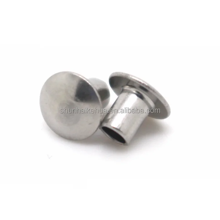 Helmet Rivet Semi-hollow Round Head Semi Tubular Rivets Metal Rivet ...