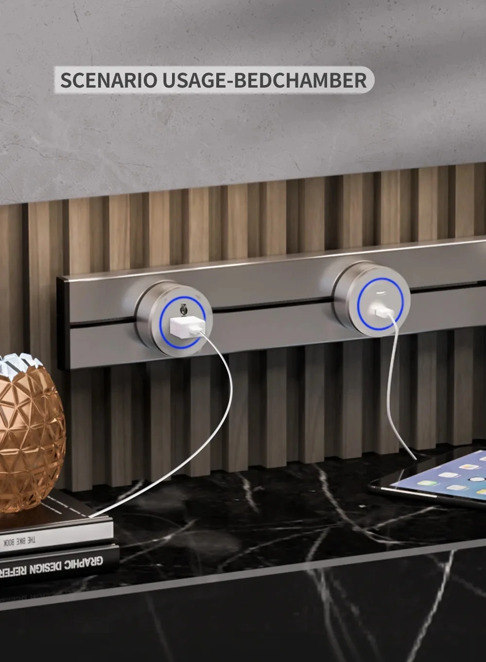 Universal Multi Smart Office Desk Power Rail Track System Electric ...