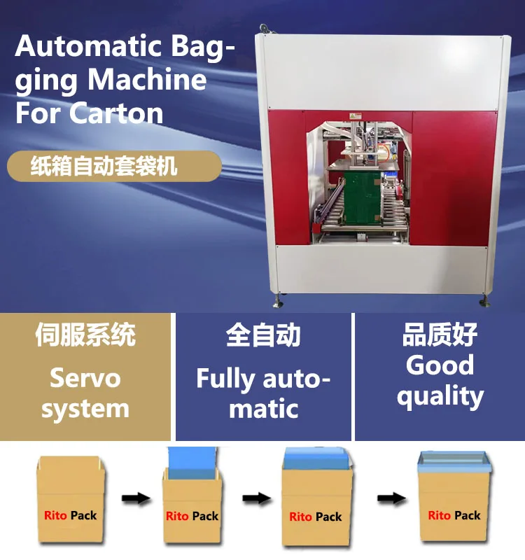 Automatic Food Packaging Machine Poly PE Bag & Plastic Box Carton Valve ...