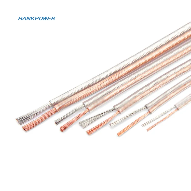 Custom 2468 Transparent Electric Wire 30-14AWG 2 Core PVC Insulated Led ...