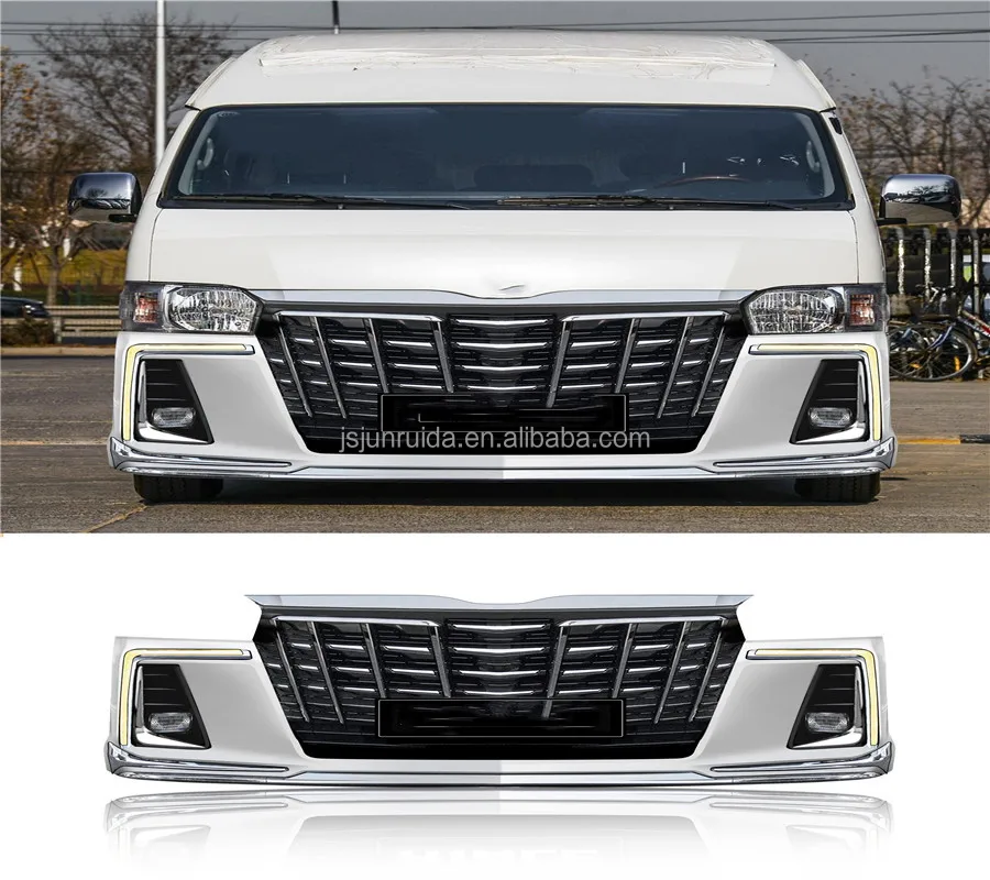 Toyota Hiace 2015 Front Bumper Facelift Bodykit - Stylish Upgrade