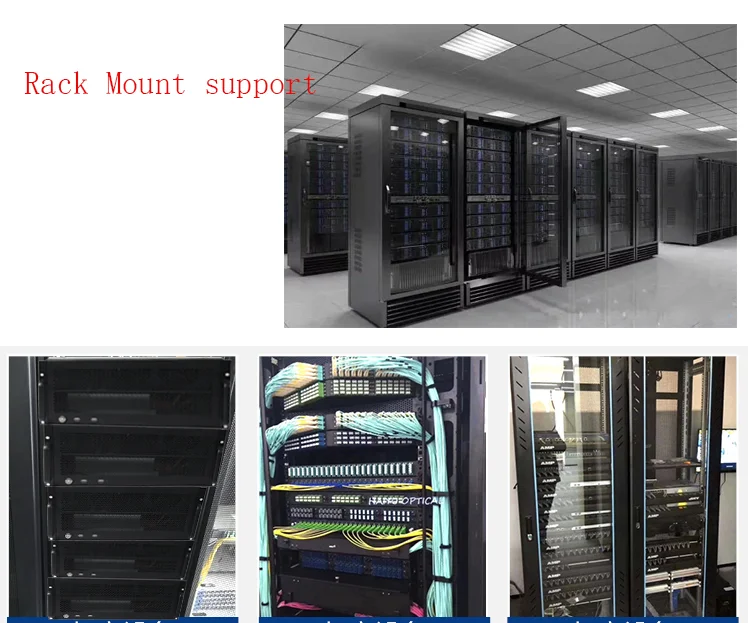 4U Rackmount 8 GPU Server Rig with 3865U MB & 2000W PSU