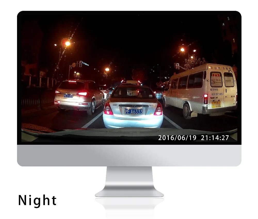 Full HD 1080P Super Night Vision Car Camera - 3.0 Inch LCD