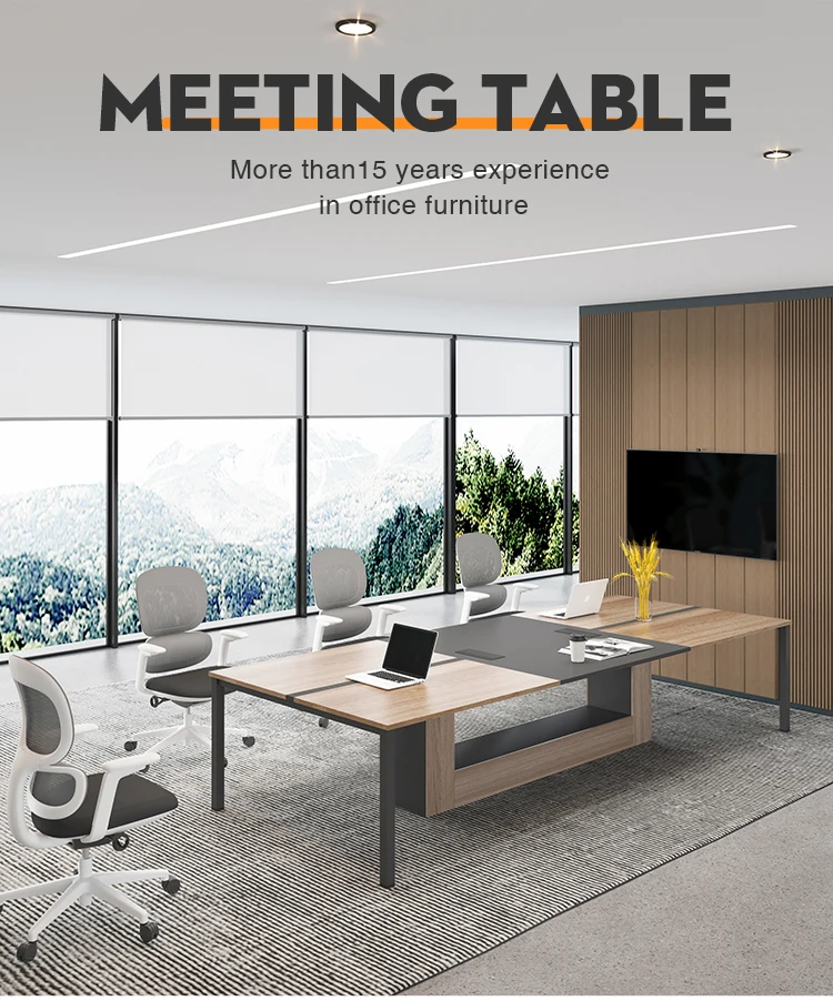 Meetco New Model Conference Table 8 Seater Office Meeting Table ...