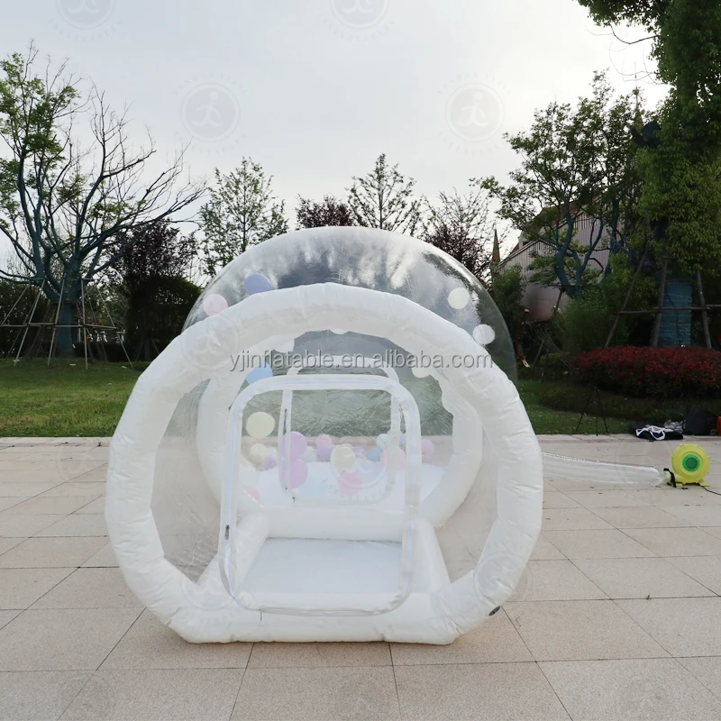 Kids Party Fun House Clear Inflatable Crystal Igloo Dome Tent Bubble ...