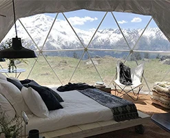 Customized Outdoor Geodesic Dome House - Durable & Spacious