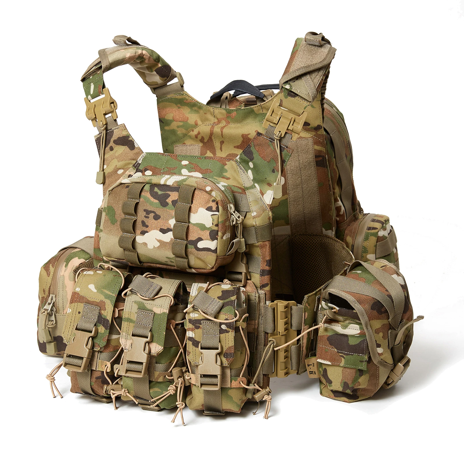 OCP Camouflage Modular Tactical Vest System by Akmax