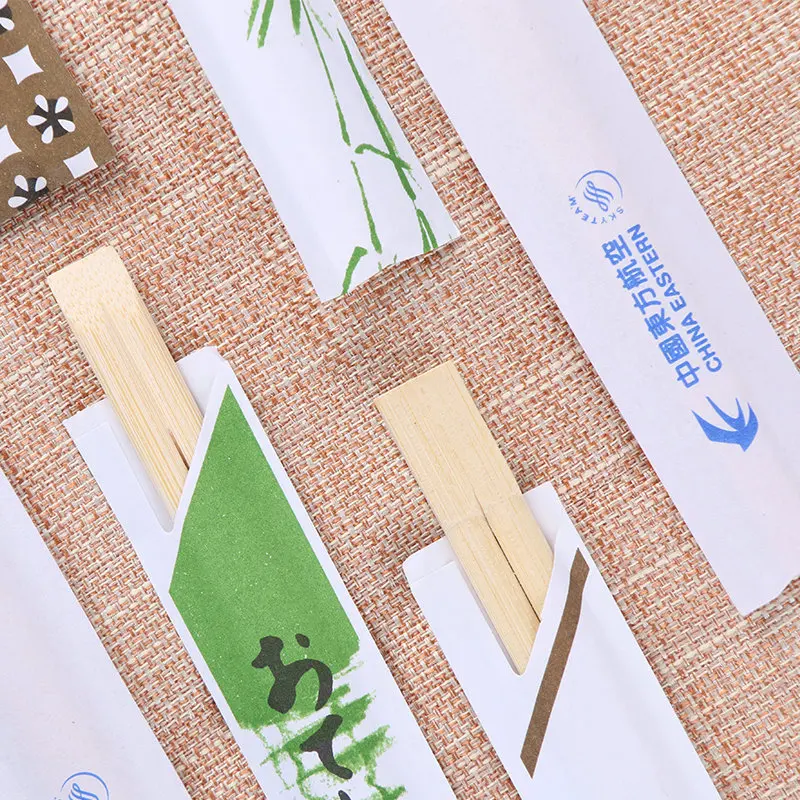 Wholesale Chopsticks Custom Logo Branded Sushi Sleeves Semi Paper Cover ...