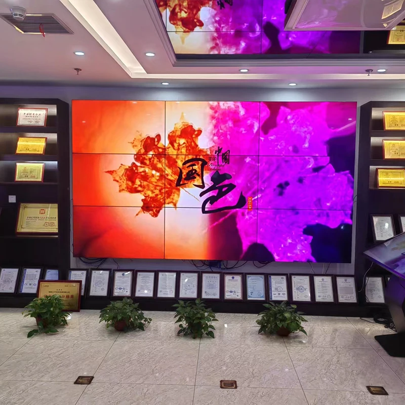 4k Lg Video Wall 2x2 3x3 Security Splicing Screen Advertising Display ...