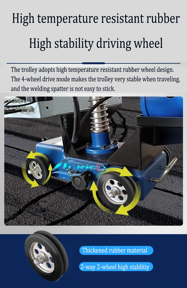 Argon TIG Welding Trolley - Efficient Straight Seam Welding