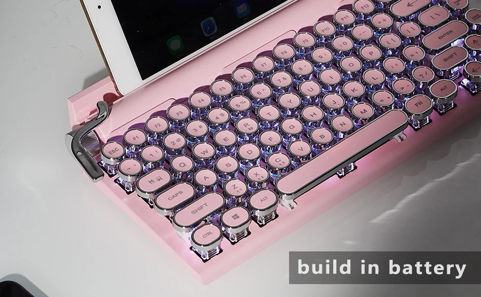 Wholesale Custom Blue Tooth Gaming Keyboard 7 Color Backlit Mechanical ...