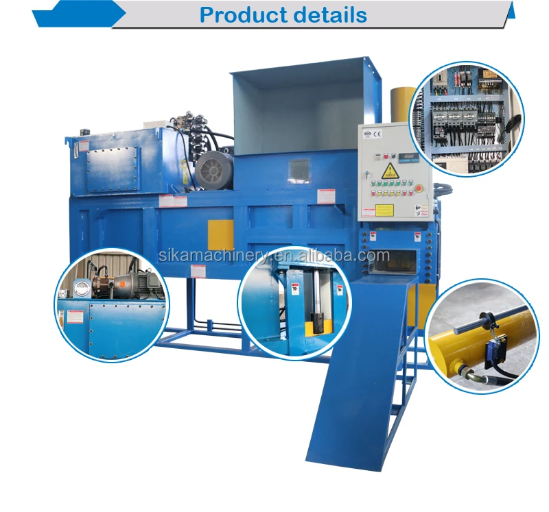 Automatic Hydraulic Sawdust Wood Hay Packing Machine Baler