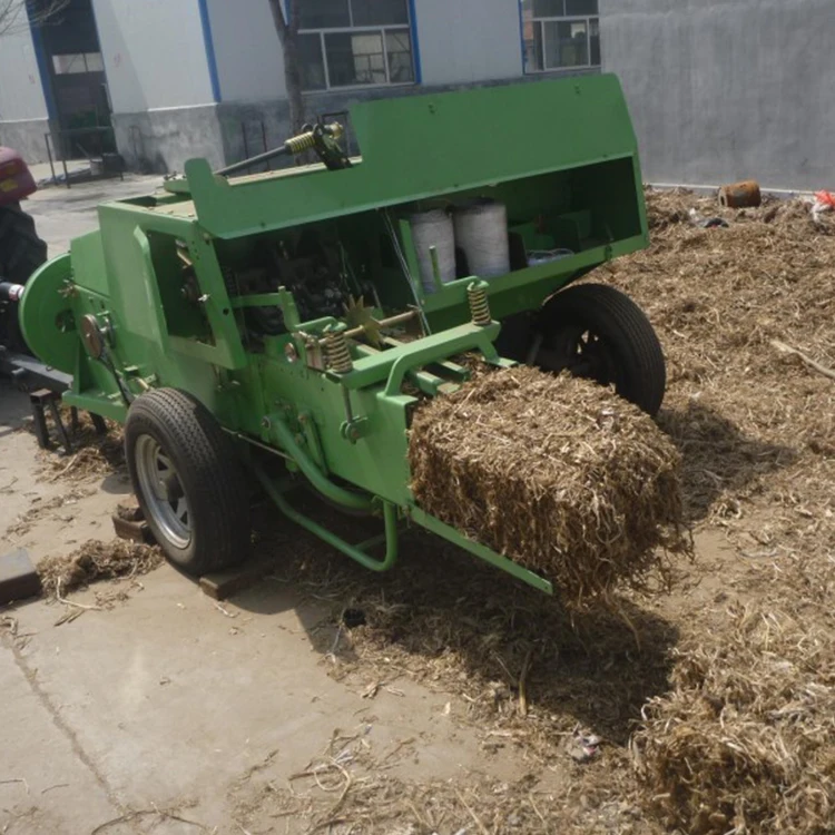 Small Square Hydraulic Press Baler Straw Baler Machine For Grass In ...