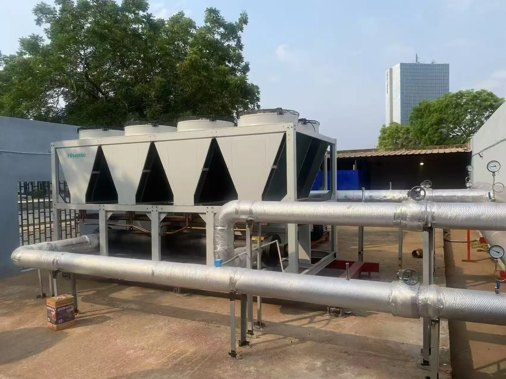 HISENSE HVAC System air Cooled Screw Chiller Twin-screw Compressor ...